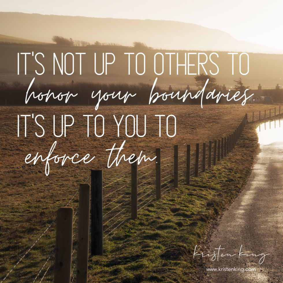 How to make boundaries work for real: It's not as complicated as you ...